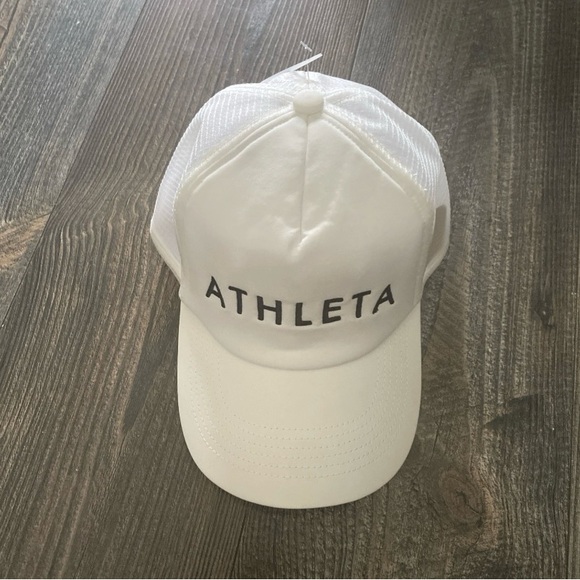 Athleta | Accessories | Athleta Logo Hat Baseball Cap Womens Trucker ...